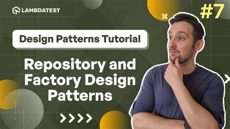 Lambdatest On Linkedin Repository And Factory Design Patterns Explained 🔄 Lambdatest