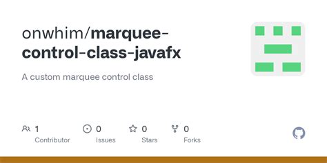 Github Onwhimmarquee Control Class Javafx A Custom Marquee Control