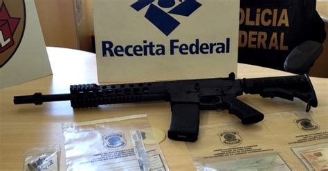 G1 Receita Federal Apreende Fuzil Com Numeração Raspada Na Br 471 No