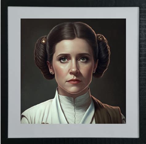 Leia Organa Arte Digital Por Cathy Massoulle Artmajeur