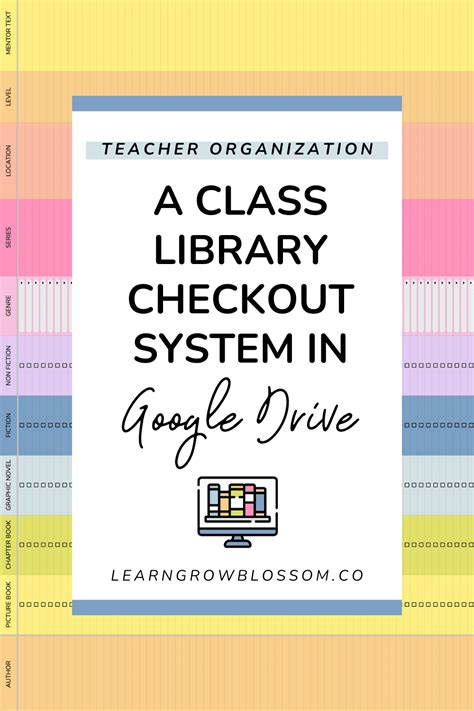 Easy Classroom Library Checkout System Learn Grow Blossom