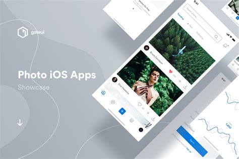 一套照片ios应用程序app Ui Kits模板下载140 Gb Psdsketch 云瑞设计