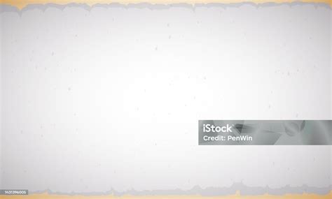 Horizontal Template Like An Unrolled Ancient Scroll Vector Illustration