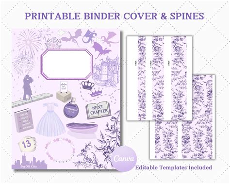 Taylor Binder Cover Printable Binder Cover Editable Binder Cover