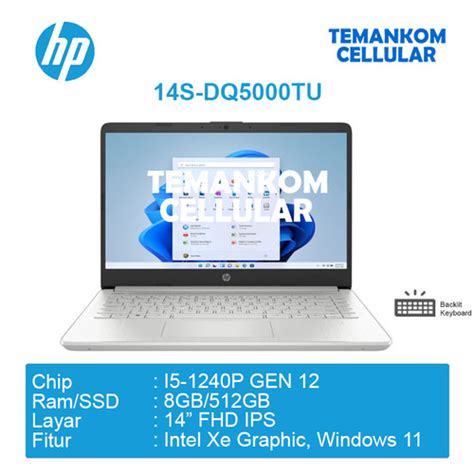 Jual Laptop HP S Dq TU Core I P GB RAM GB SSD RESMI Kota Pontianak