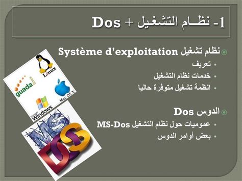 Ppt نظــام التشغـيل Windows Xp 7 Dos Powerpoint Presentation