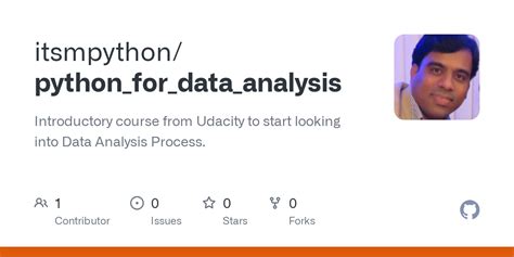 Github Itsmpythonpythonfordataanalysis Introductory Course From Udacity To Start Looking