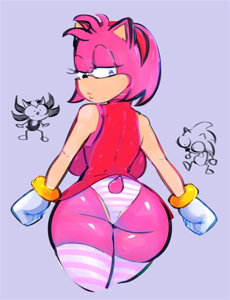 Rule 34 1girls Amy Rose Ass Ass Focus Behind Behind View Big Ass Big