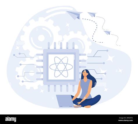 Innovative Information Technology Concept Quantum Computing Computer Science Machine Learning