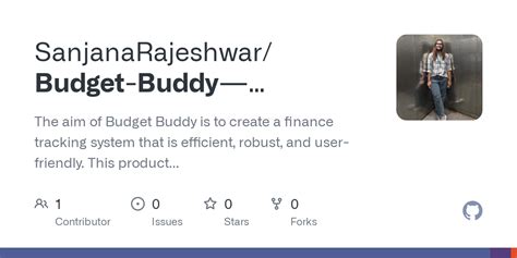 GitHub SanjanaRajeshwar Budget Buddy Expense Tracking Web App The Aim Of Budget Buddy Is To