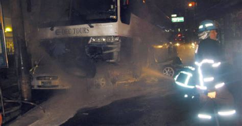 참혹한 도심 교통사고 현장