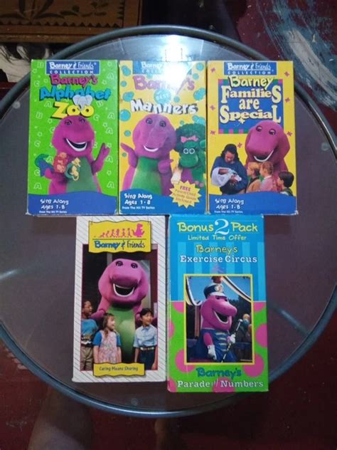 1990s Barney Vhs Lot 5 Tapesvintage £3268 Picclick Uk