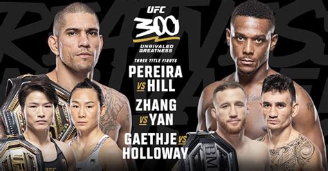 Ufc 300 Fight Card Main Event 2025 Riley Robin I