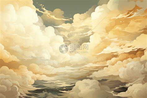 无缝云创意插图插画图片下载 正版图片600347330 摄图网