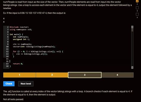 NumPeople Is Read From Input As The Size Of The Vector Then NumPeople