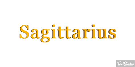 Sagittarius Word Animated  Logo Designs