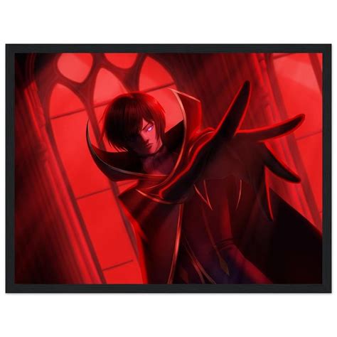 Anime Poster Cool Poster Code Geas Lelouch Anime Fan Anime Decor