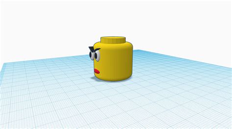 Lego Minifig Head By Ar806 Download Free Stl Model