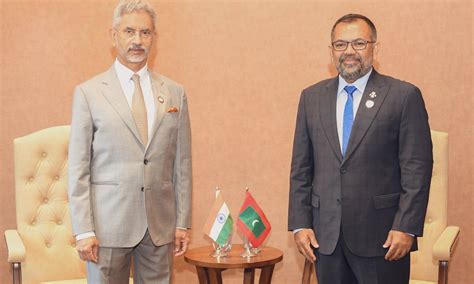 Had ‘frank Conversation With Maldivian Fm Zameer Jaishankar