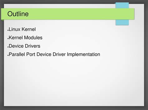 Linux Kernel Module Programming - ppt download