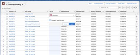 Lockbox Lab Inventory Management Comprehensive Feature Guide