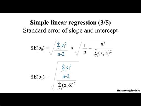 Standard Error Equation