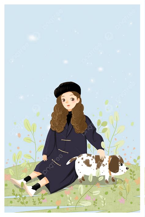 Beautiful Girl Poster Background Beautiful Girl Literary Poster