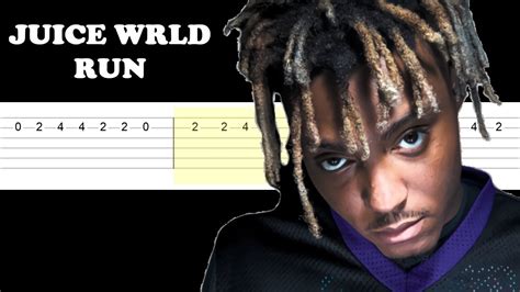 Juice Wrld Run Easy Guitar Tabs Tutorial Youtube