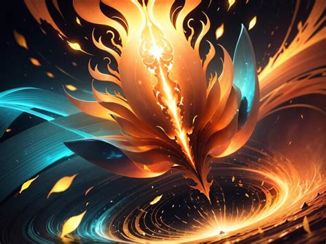 Premium Ai Image Abstract Colorful Waves