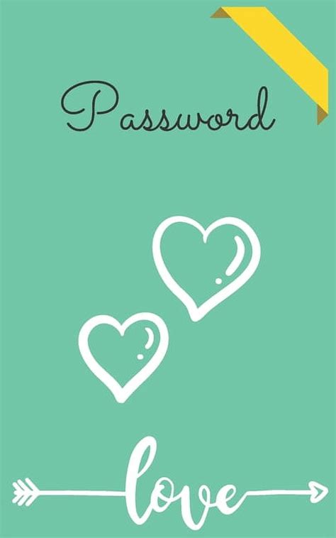 Password An Organizer For All Your Passwords Password Log Book
