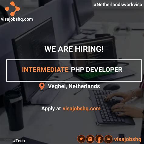 Intermediate Php Developer In Veghel Relocate To Netherlands With