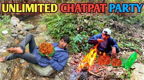 unlimited chatpat party 🥵 villagelife newvlog funny comedy newvideo