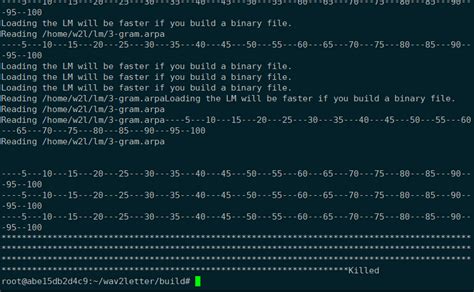 Killed When Decoding · Issue 171 · Flashlightwav2letter · Github