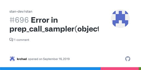 error in prep call sampler object · issue 696 · stan dev rstan · github