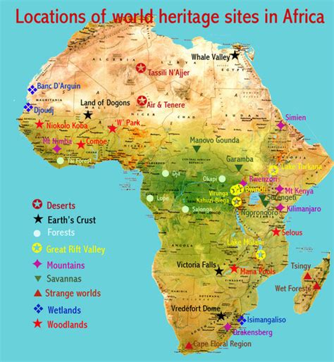 African Savanna Map