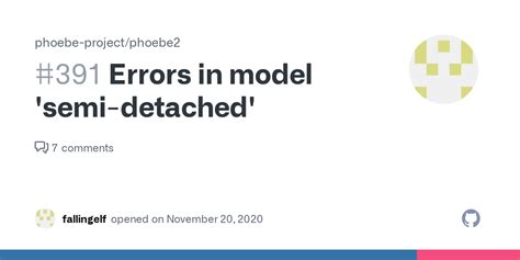 Errors In Model Semi Detached · Issue 391 · Phoebe Projectphoebe2
