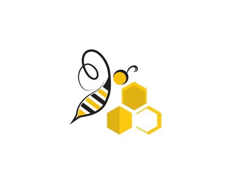 Bee Logo And Symbol Vector Templates