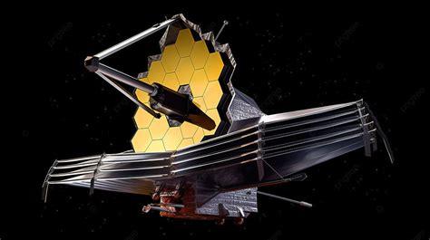 Nasa에서 제공하는 요소는 광대한 공간에서 제임스 웹 망원경의 3d 렌더링을 향상시킵니다 우주 위성 우주 로켓 지구 공간