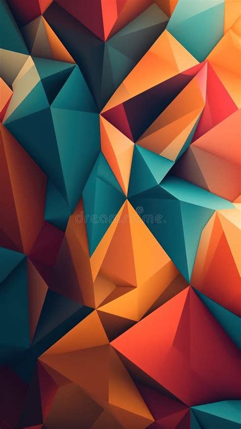 Modern Abstract Artwork With Sharp Angular Shapes And Soft Curves Ai