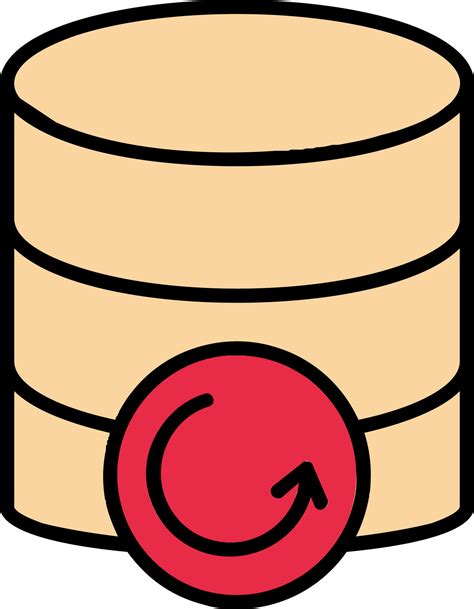 Database Backup Line Filled Icon 43324533 Vector Art At Vecteezy