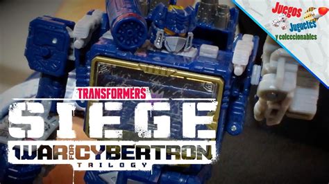 Transformers Siege Soundwave Reseña Juegos Juguetes Y Coleccionables