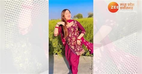 Haryanvi Newly Married Bhabhi Dance Front Mustered Field Sarso Ke Khet