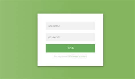 Flat HTML5 CSS3 Login Form Frontend Forever
