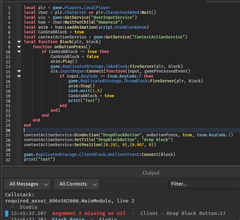 Contextactionservice Mobile Issue Scripting Support Developer Forum