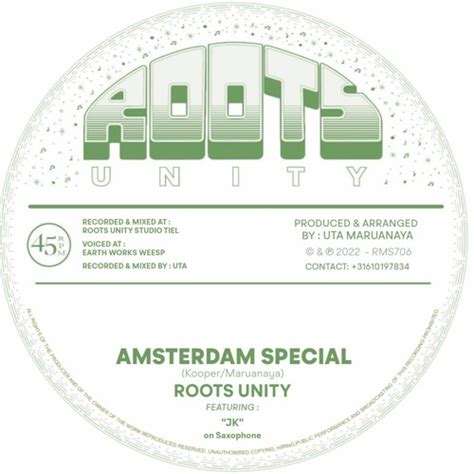 Stream Rms706 Sample Amsterdam Special Roots Unity By Roots Unity Listen Online For Free