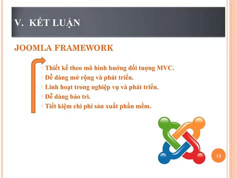 Joomla CMS Framework Old Version PPT