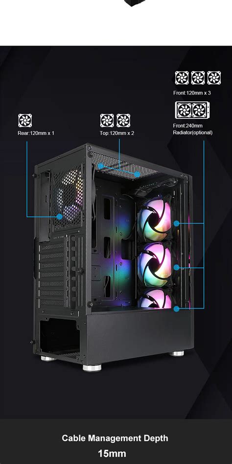 Buy Wholesale China Atx Gaming Computer Case Made In China Game Computer Office Desktop Computer