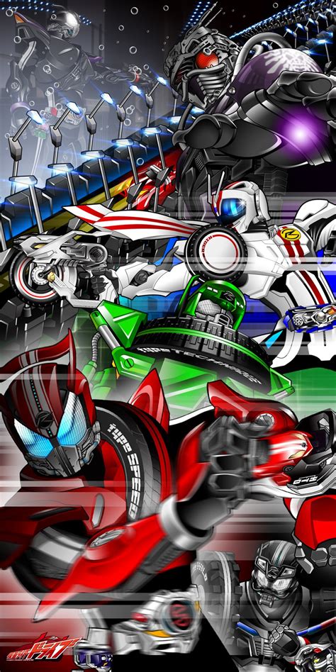 Kamen Rider Drive Kamen Rider Mach Proto Drive And Machine Chaser