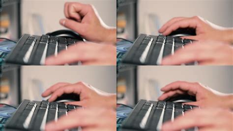 腱鞘炎关节疼痛键盘手鼠标手视频素材下载