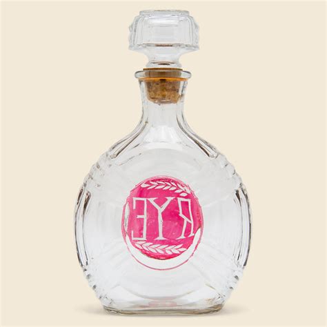 Glass Rye Decanter